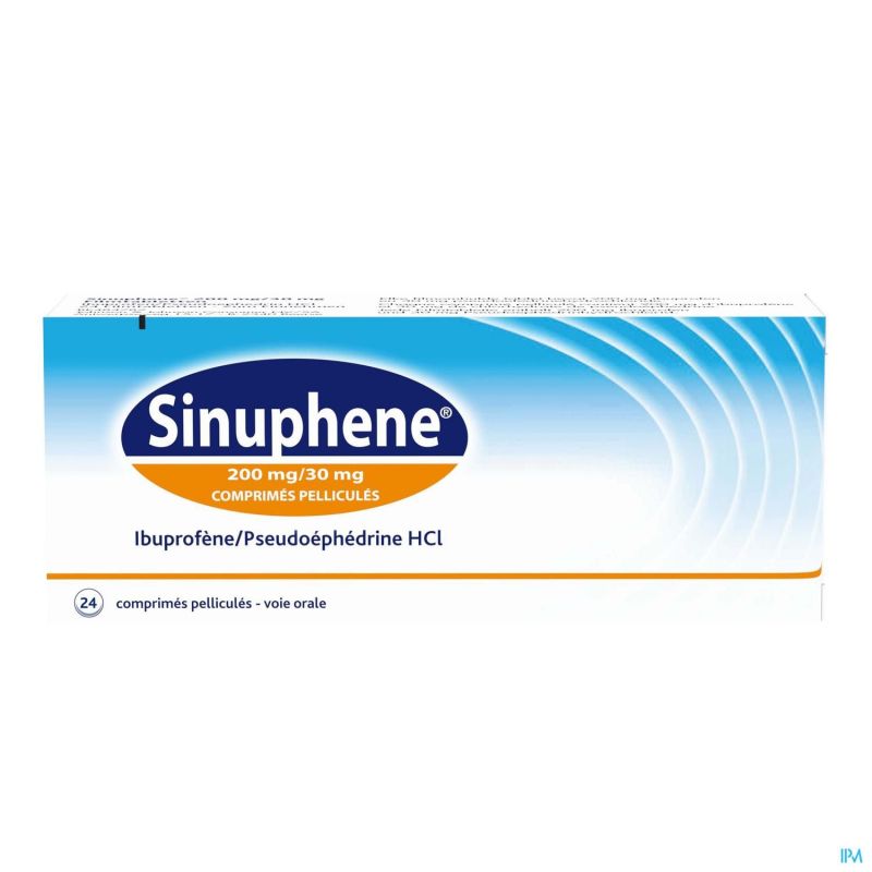 Sinuphene 200mg/30mg comp pell 24 - Jufarma