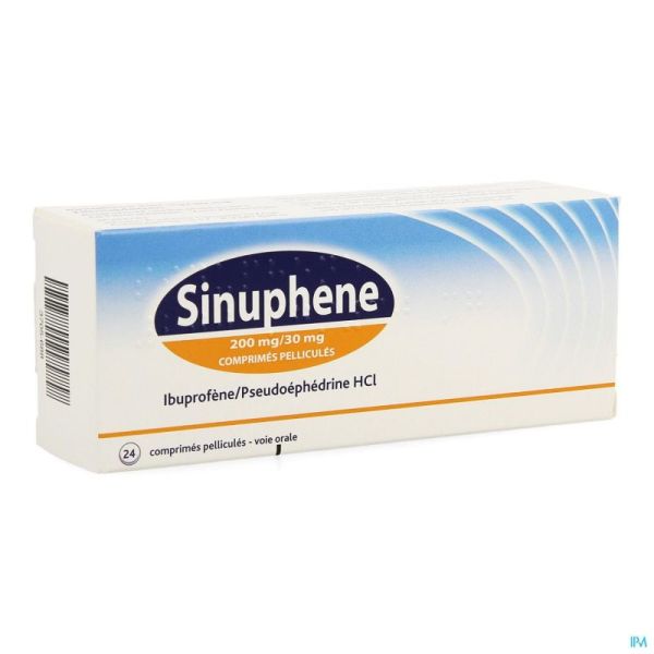 Sinuphene 200mg/30mg comp pell 24 - Jufarma